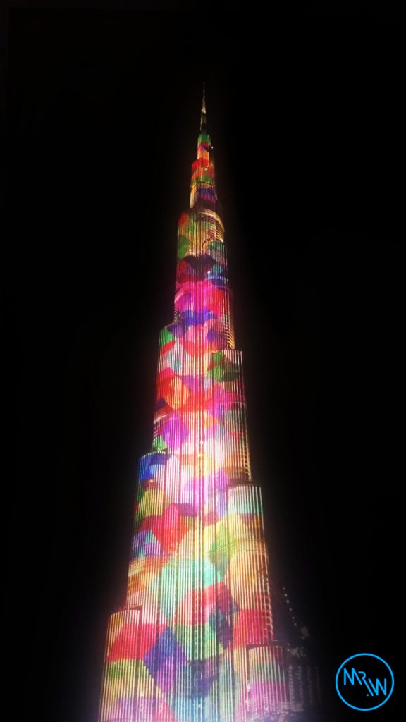 Studio Mr.White - Burj Khalifa Facade Mapping - Dubai Design Week